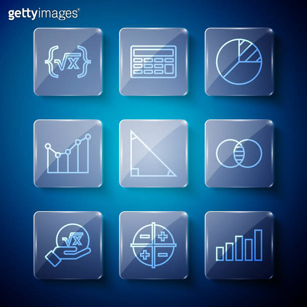 Set line Square root of x glyph, XYZ Coordinate system, Graph, schedule, chart, diagram, Pie ...