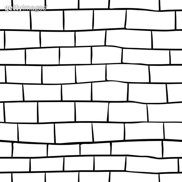 Vector Ink texture. Hand drawn. Brick wall. Criss-crossed lines ...