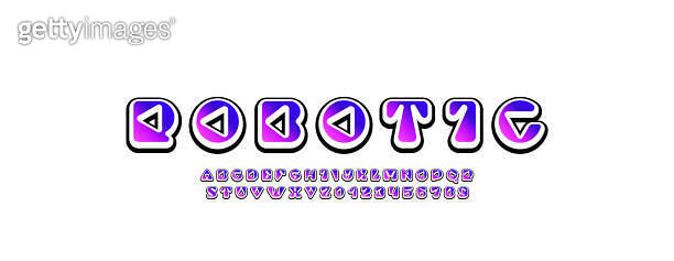Gaming font alphabet made game console style (2155125859) 일러스트, 무료 일러스트 ...