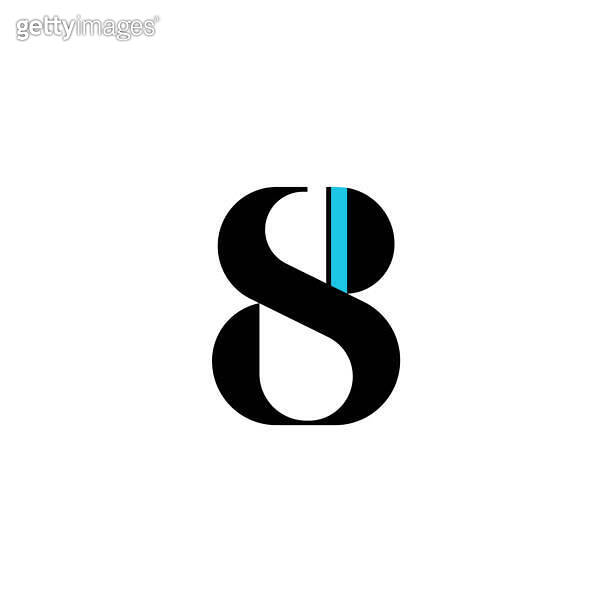 Number 8, beautiful elegant alphabet antique font, classic lettering ...