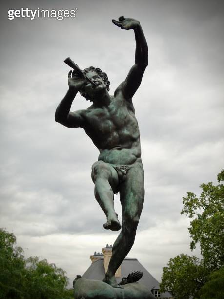 le faune dansant - is the bronze statue of a dancing faun created by ...