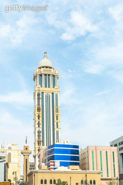Modern buildings in Al Olaya the city center of Riyadh, Saudi Arabia ...