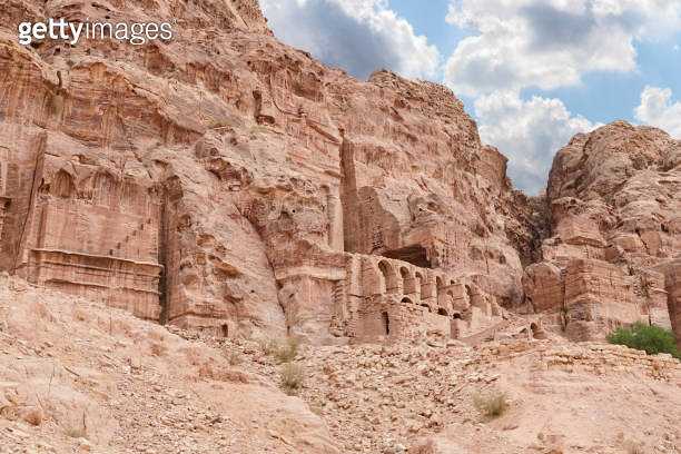 The part of the Great Temple is the archaeological ruins of the massive ...