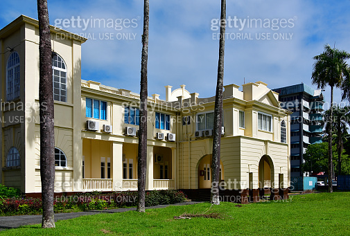 Suva Grammar School building - colonial architecture, Suva, Viti Levu ...