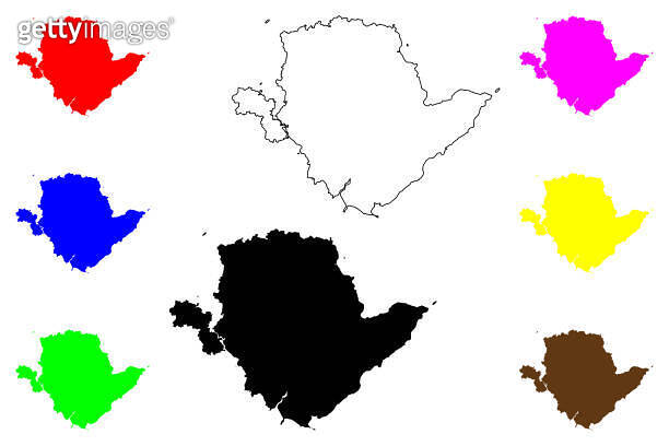 Anglesey (United Kingdom, Wales, Cymru, Principal areas of Wales) map ...