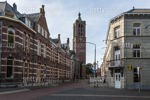 Sint-Martinusbasiliek church in the Dutch city of Venlo, province of ...