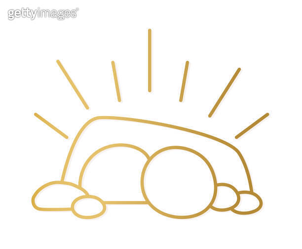 golden empty tomb of Jesus, Easter, Resurrection, Holy Week (1998058272 ...