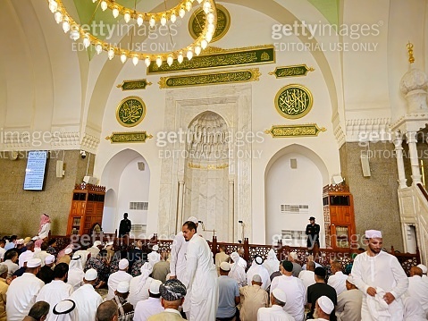 The Quba Mosque, thought to be the first mosque in the world, built on ...