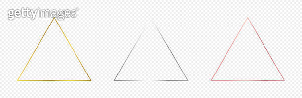 Set of three triangle frame 이미지 (2162588861) - 게티이미지뱅크