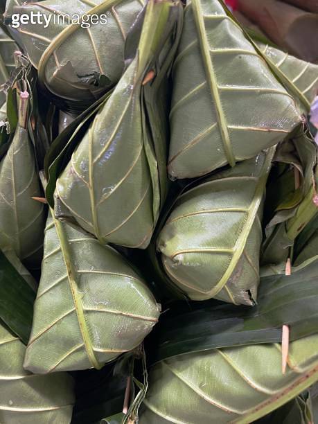 Traditional Malaysian desert called 'Tapai Pulut' (Sweet Fermented ...