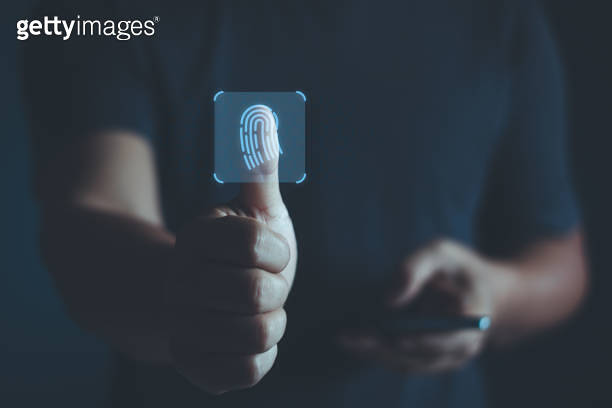 Fingerprint scan provides security access with biometrics ...