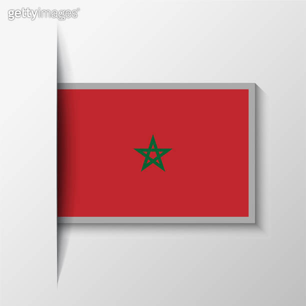 Vector Rectangular Morocco Flag Background (1973617921) - 게티이미지뱅크