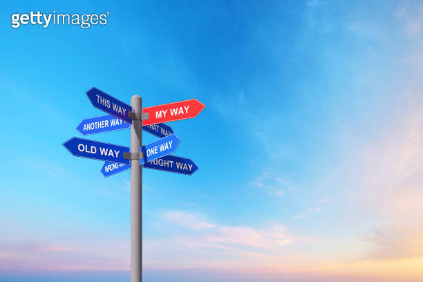 Directional Signboards Facing Different Directions 이미지 2147707879