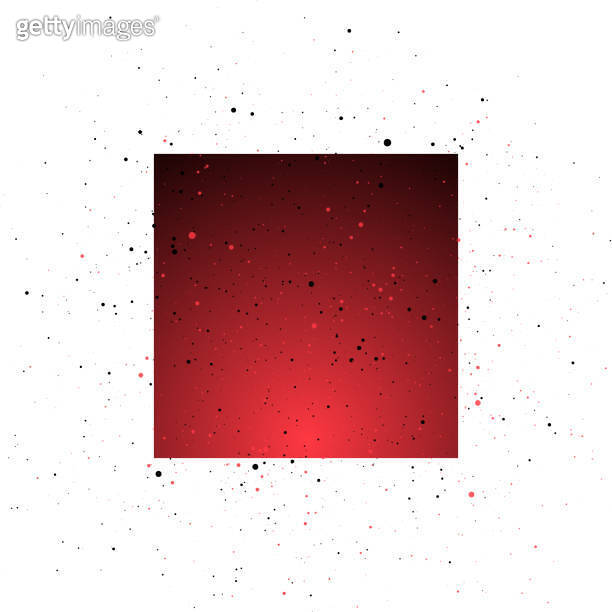 Dark red square and small dots abstract geometric background 이미지 ...