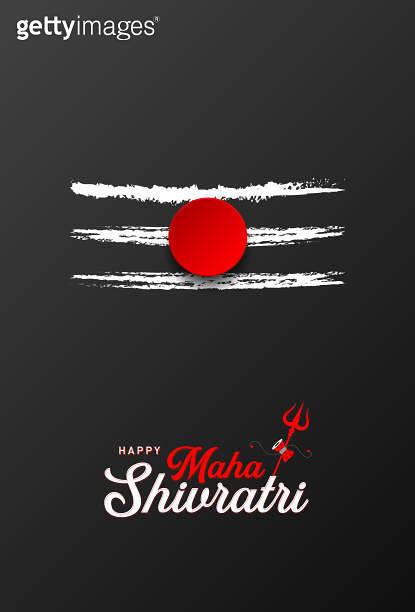 Happy Maha Shivratri the hindu festival with Grunge texture of Mahadev ...