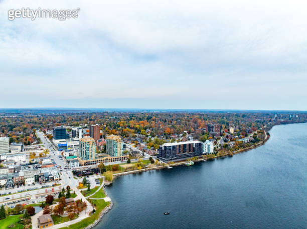 Aerial view Heritage Park and Lake Simcoe, Barrie, Canada (2185250769 ...