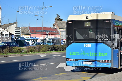 Public bus transport system in Novi Sad, Serbia 이미지 (2015134328) - 게티이미지뱅크