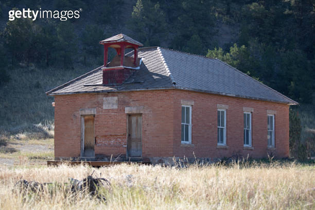 Old Stout school house built in 1907 [converted into fire station as ...