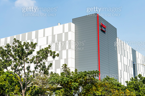 View of the Taiwan Semiconductor Manufacturing Company (TSMC) plant ...