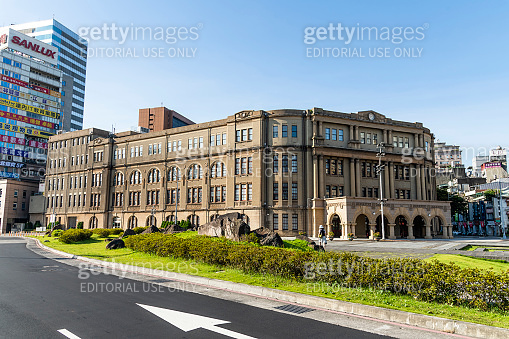 Taipei Beimen Post Office in Taipei, Taiwan. (1879400358) - 게티이미지뱅크