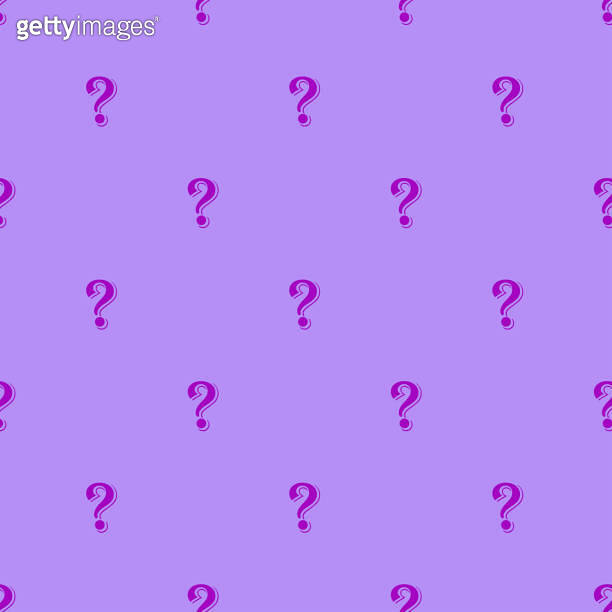 Pattern of purple question mark on lavender background 이미지 (1972857065 ...