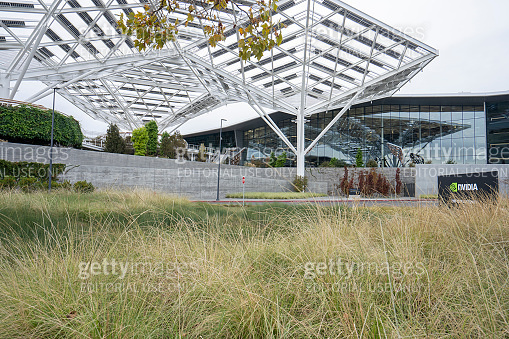 NVIDIA Headquarters - Voyager Building (1885482601) - 게티이미지뱅크