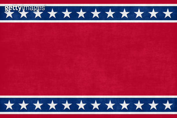 American Flag USA Stars Red Old Frame Background Fourth of July United ...