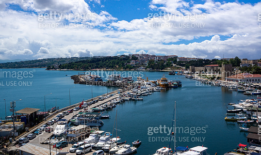 Sinop, Turkey - June 20, 2024: View of Sinop city and Black Sea 이미지 ...
