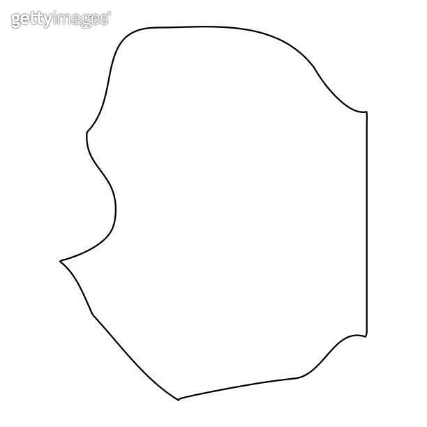 Iklin District map, administrative division of Malta. Vector ...