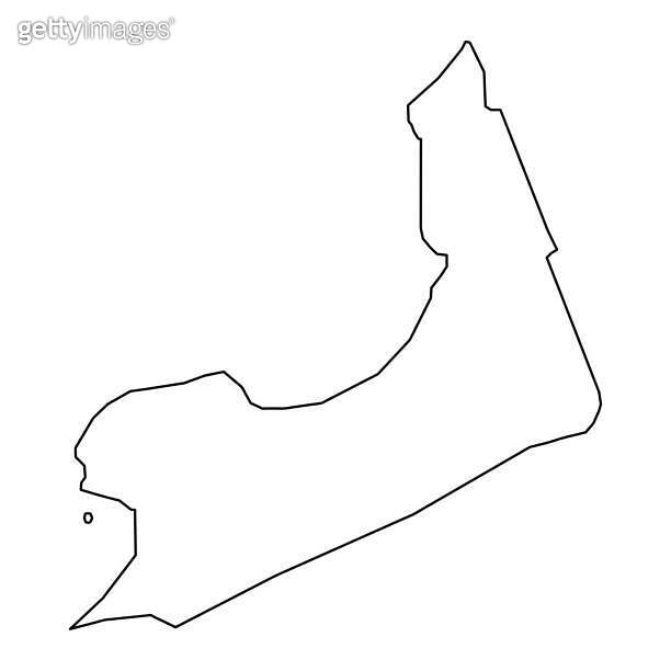 Tamuning municipality map, administrative division of Guam. Vector ...