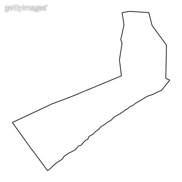 Lower Shabelle region map, administrative division of Somalia. Vector ...