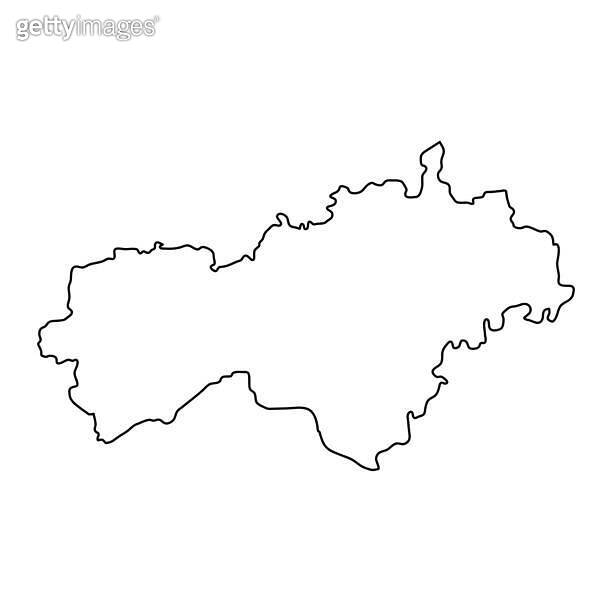 Mari El map, administrative division of Russia. Vector illustration ...