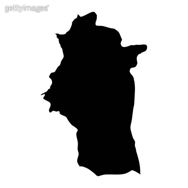 Latakia Governorate map, administrative division of Syria. Vector ...