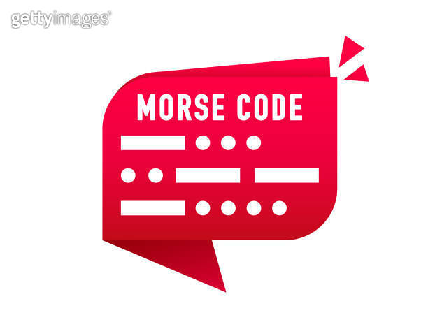 Morse code icon. Trendy Morse code logo concept on white background ...