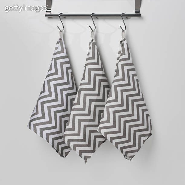 Kitchen set - towel and hot pot holder made of cotton fabric 이미지 ...