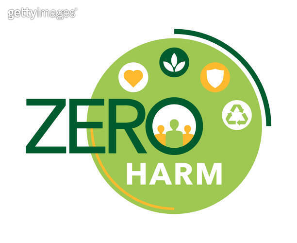 Zero Harm - slogan of workplace safety strategy (2031101380) 일러스트, 무료 ...
