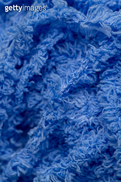 new soft blue threads with traces of other threads close-up 이미지 ...
