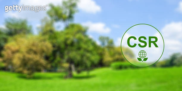 Corporate Social Responsibility, CSR concept design banner, Corporate ...