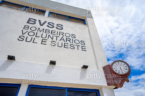 BVSS, part of the facade of the south and southeast volunteer fire ...