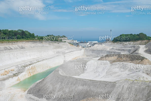 Sigerslev limestone quarry on stevns in Denmark (2181246722) - 게티이미지뱅크