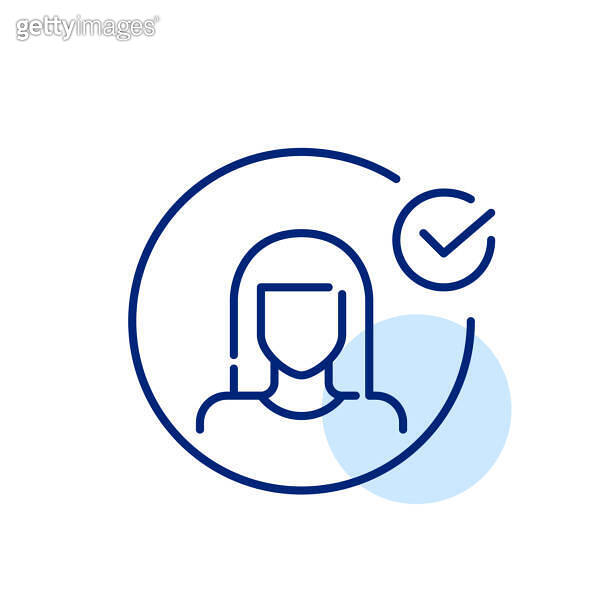 Right candidate for a job vacancy. Woman user profile picture and check ...