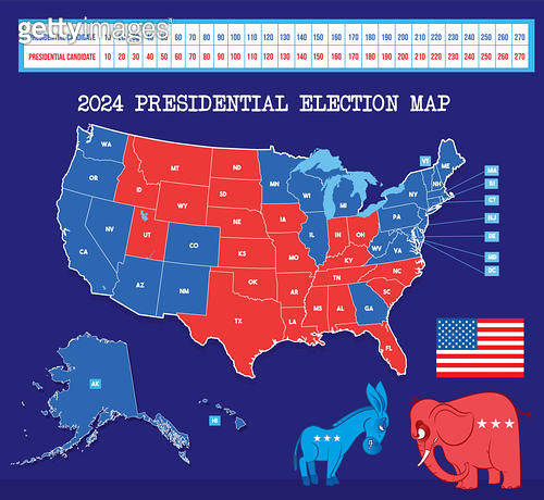 2024 Presidential Election Interactive Map USA Voting Map (2175703398 ...