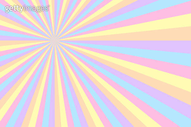 Retro radial stripes. Groovy sunbeams. Vintage burst rays. Rainbow ...