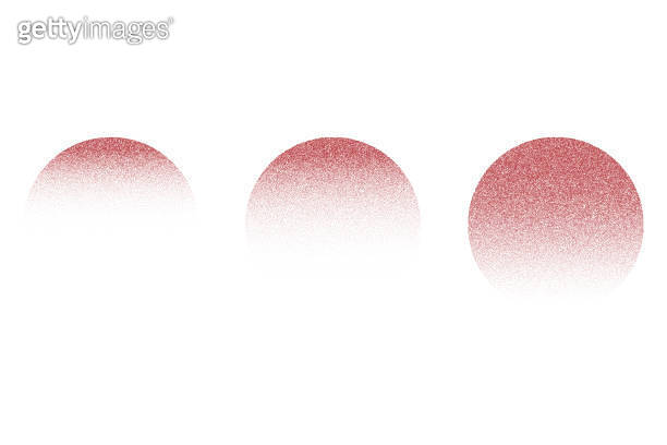 Grainy stipple sun eclipse with gradient noise and send dotted texture ...