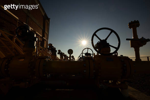 Gas interconnector. It connects gas transmission networks. 이미지 ...