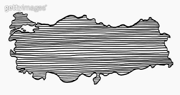 Doodle freehand drawing of Turkey map. (2165747399) 일러스트, 무료 일러스트 - 게티이미지뱅크