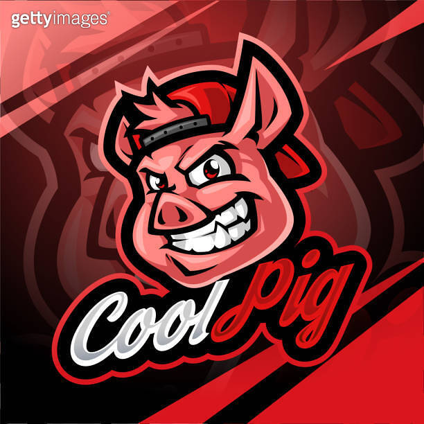 Cool pig head esport mascot 이미지 (2142015576) - 게티이미지뱅크