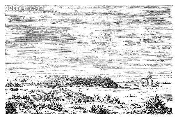 The farmer's fortress Wolde, called the Farmer's Mountain, on the ...