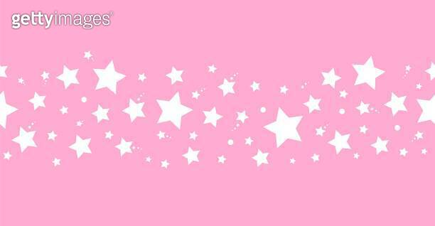 Striped pattern with a star. Pink texture Seamless vector stripes ...