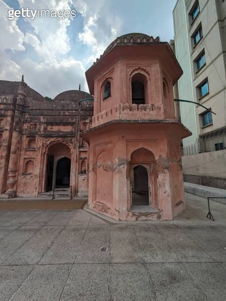 Part of The Sat Gambuj Mosque or Seven Domed Mosqueis near the ...